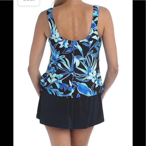Maxine of Hollywood | Swim | Maxine Of Hollywood Scoop Neck Faux ...